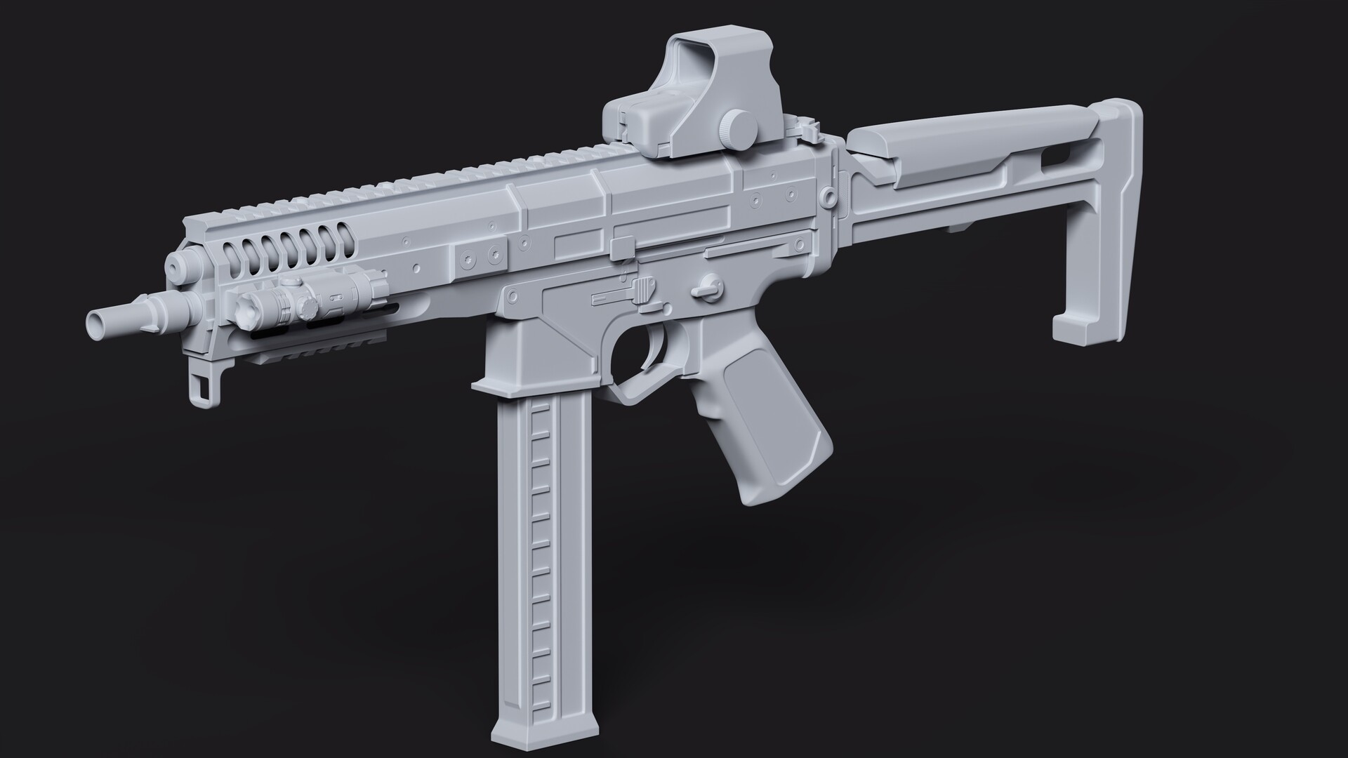 ArtStation - F45 GUN