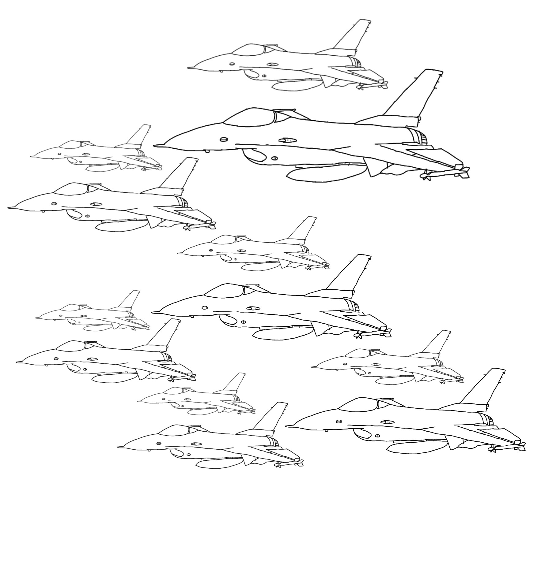 f red arrow coloring pages