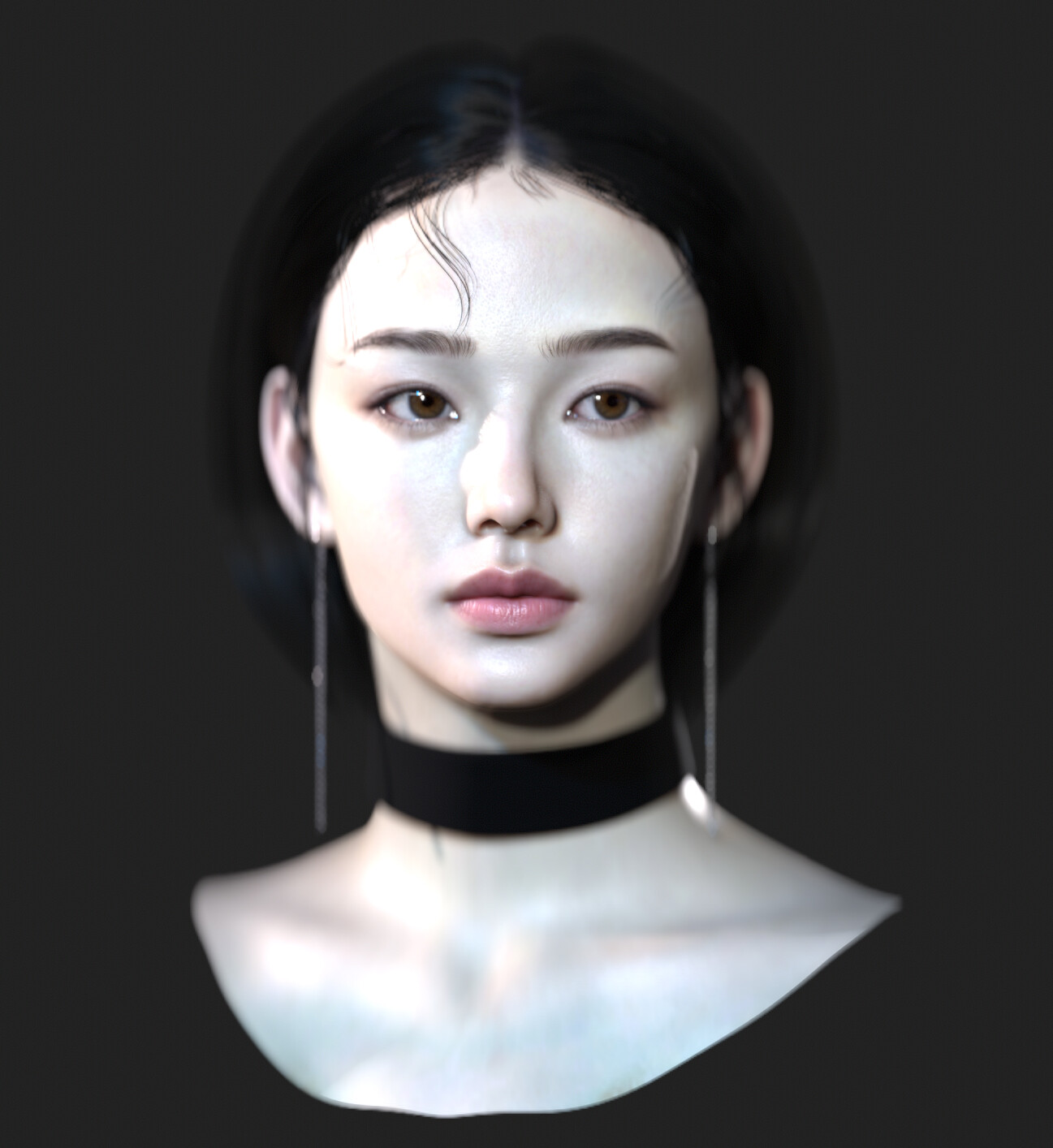 ArtStation - asia woman face