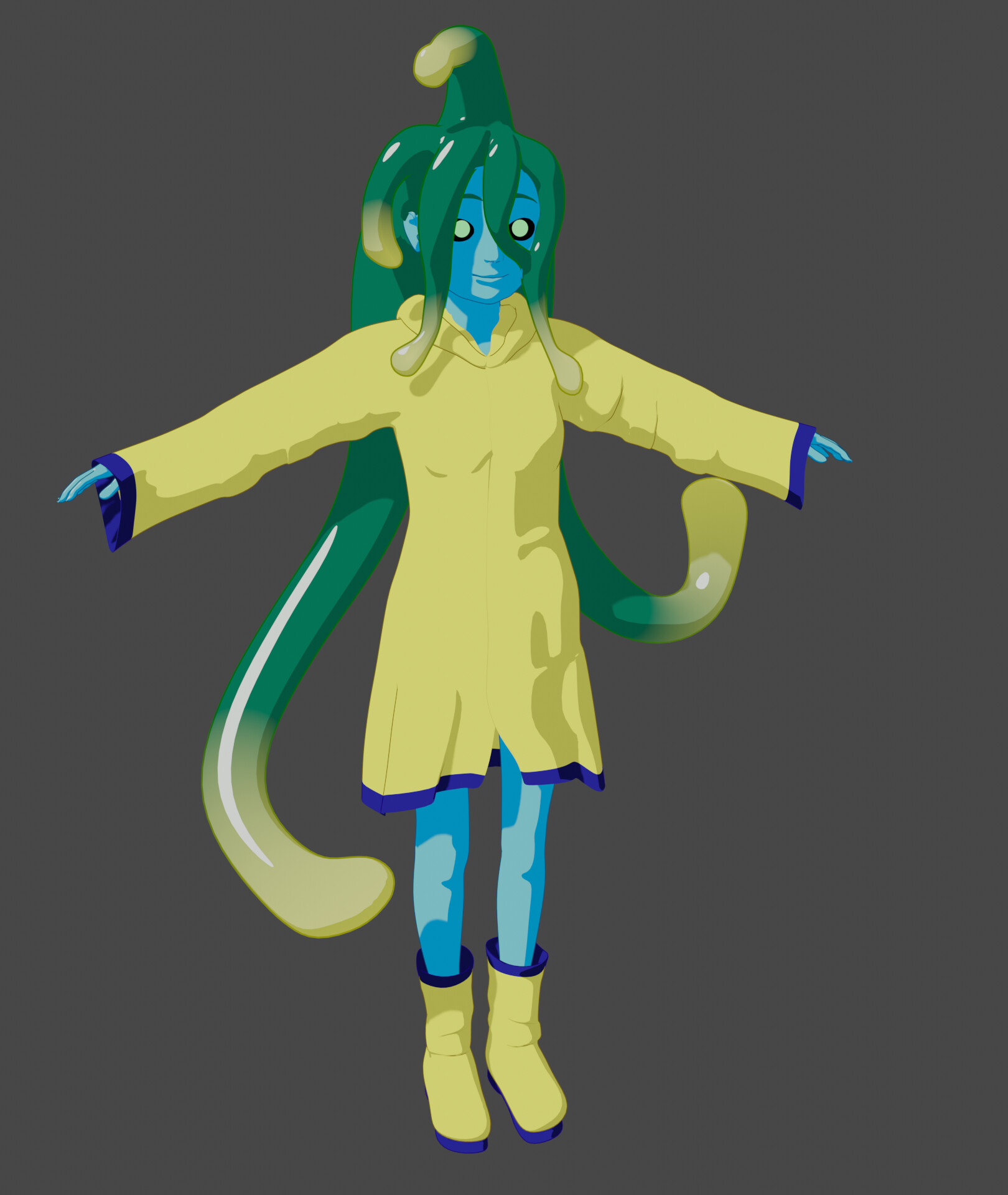 Artstation Slime Girl