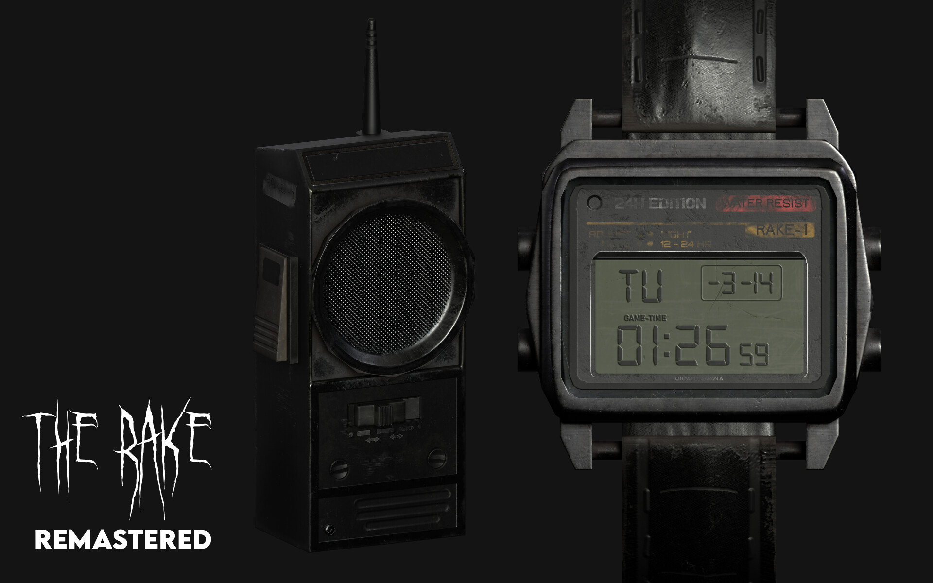 ArtStation - Radio and Watch 3D Model