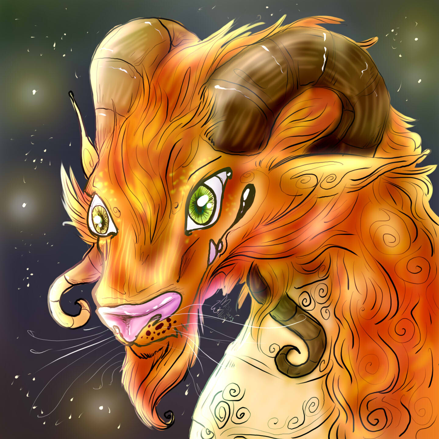 ArtStation - Chinese Dragon in Moonlight