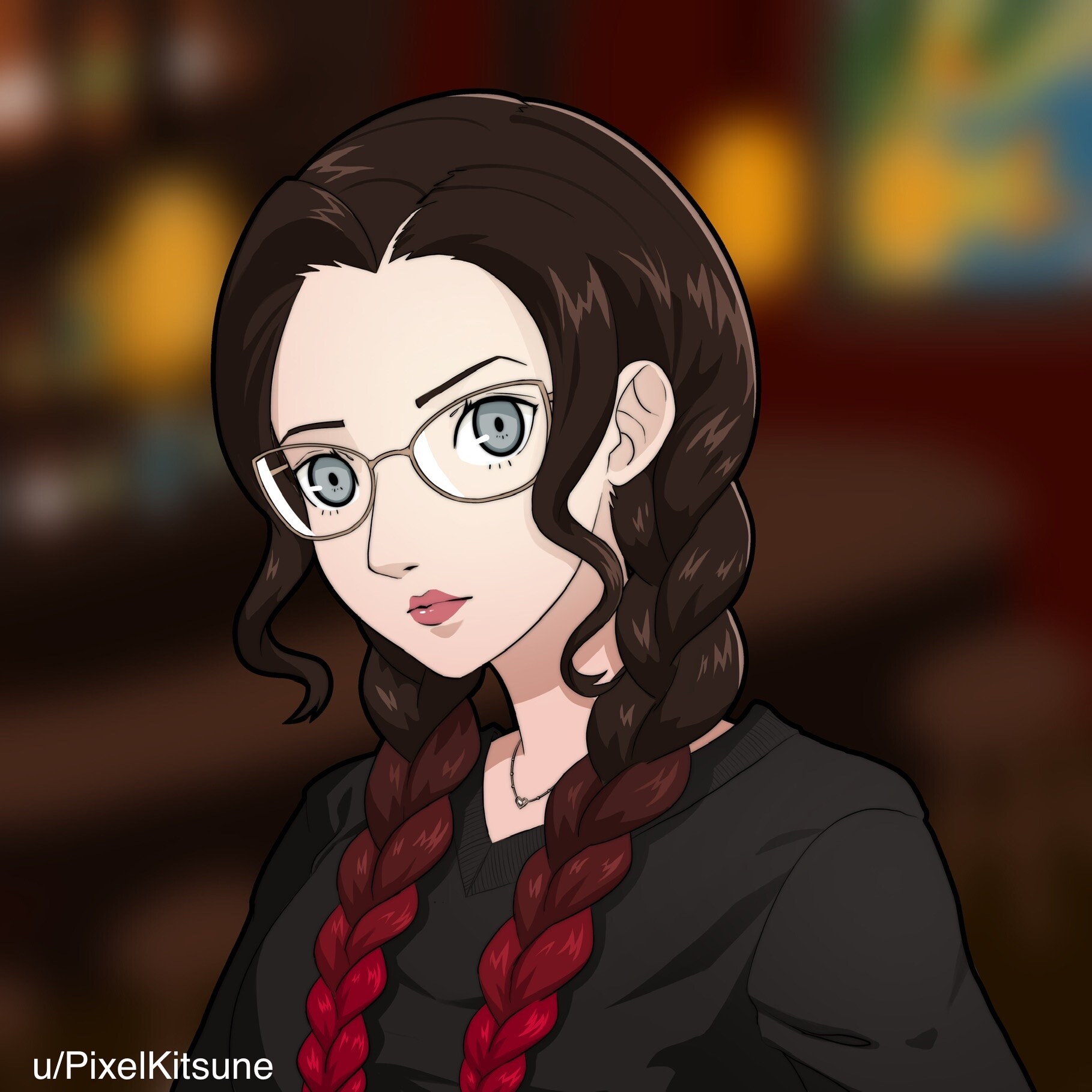 ArtStation - Persona-style self portrait