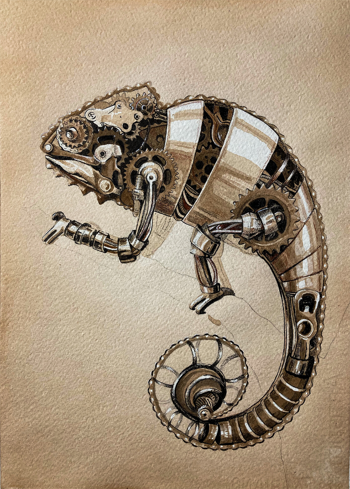 ArtStation - Mechanical Chameleon