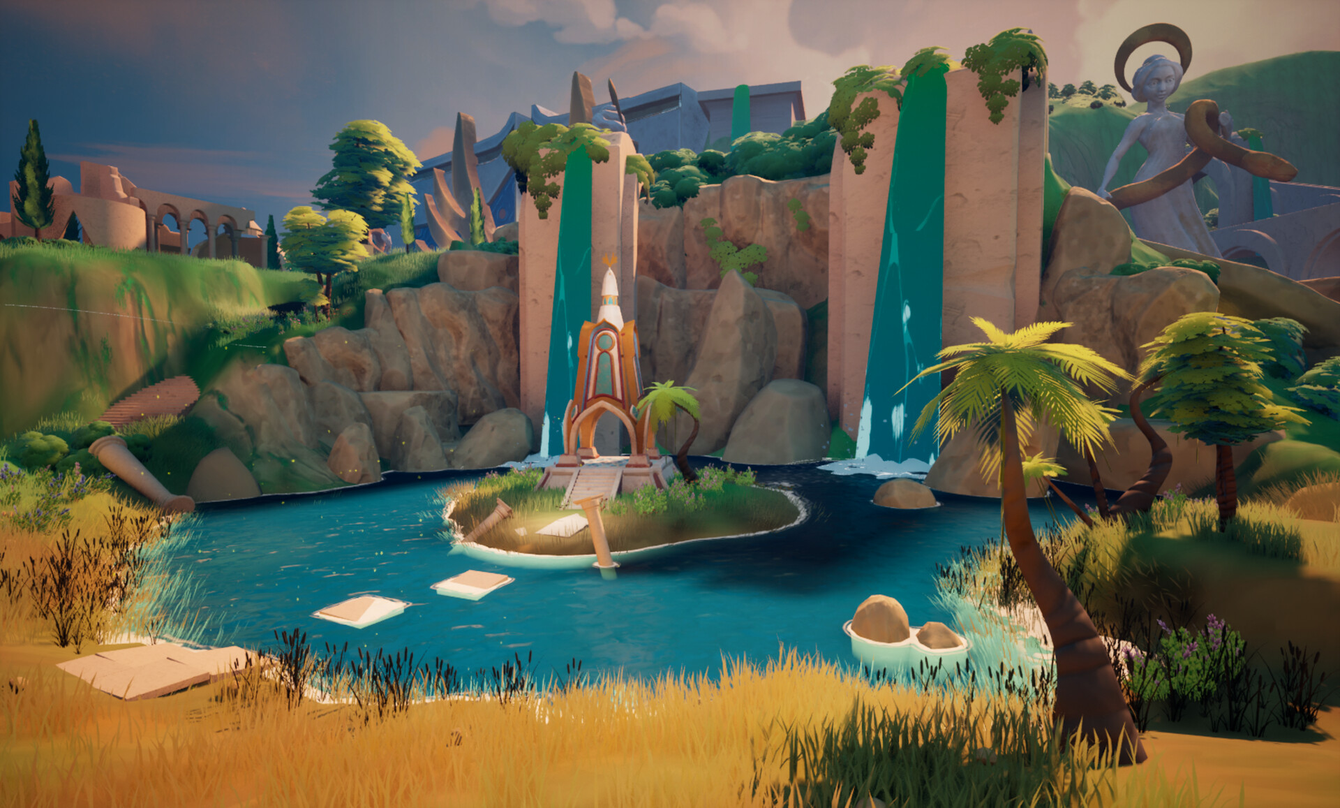 ArtStation - The Lyre Fields (Game)