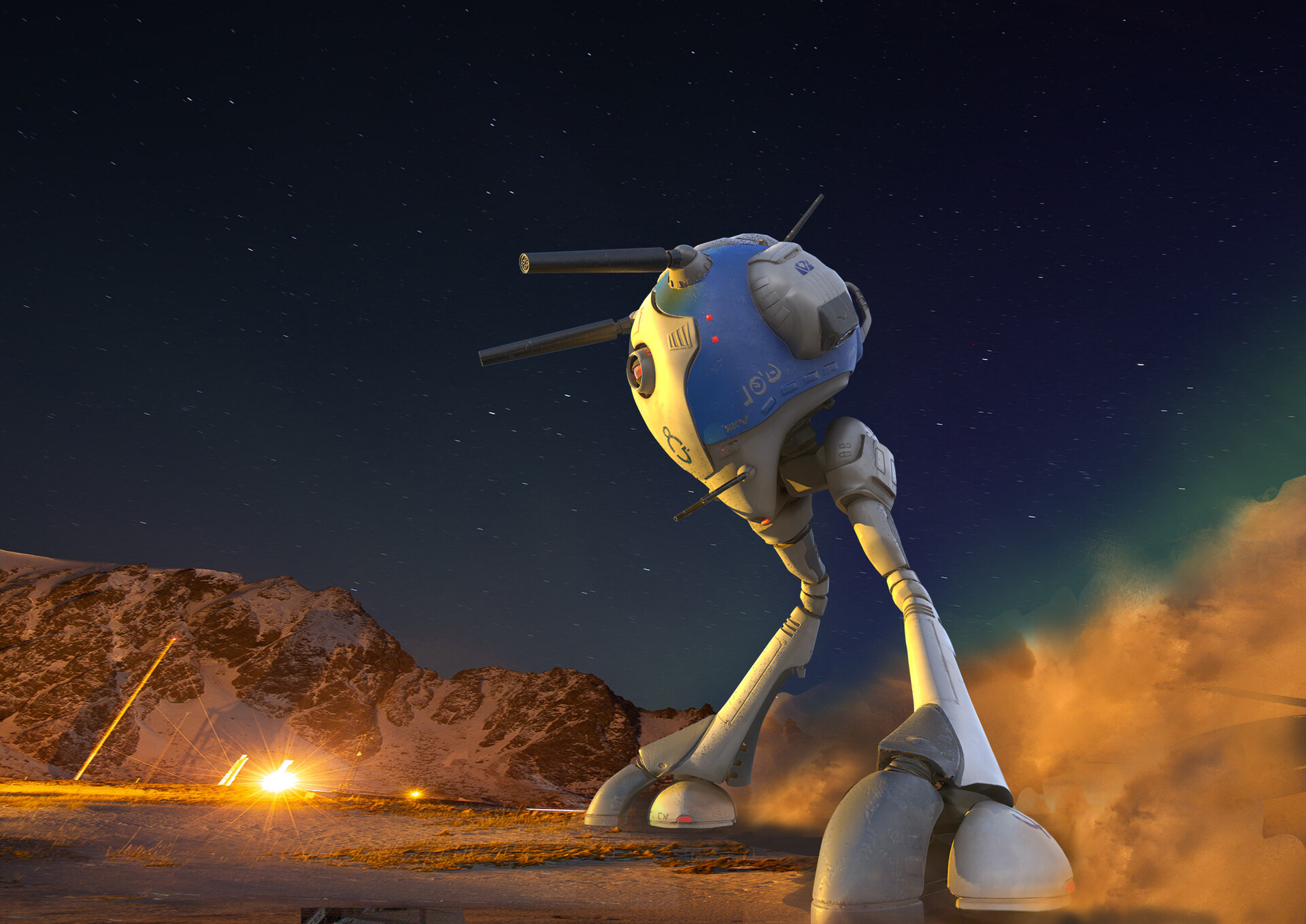 Julio Padula - Robotech Battle Pod Regult FanArt