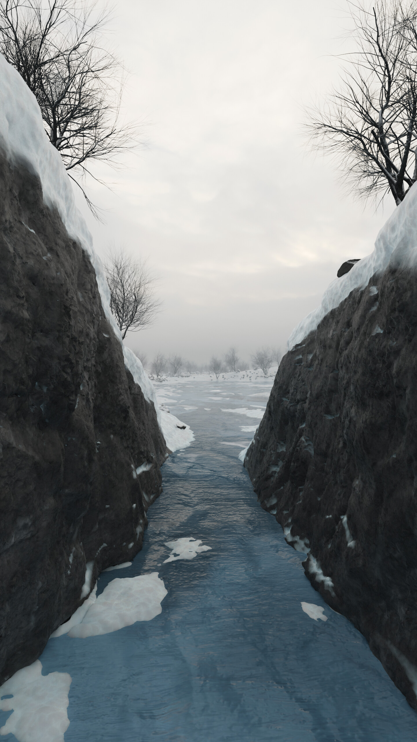 ArtStation - Ice, Snow, Rock