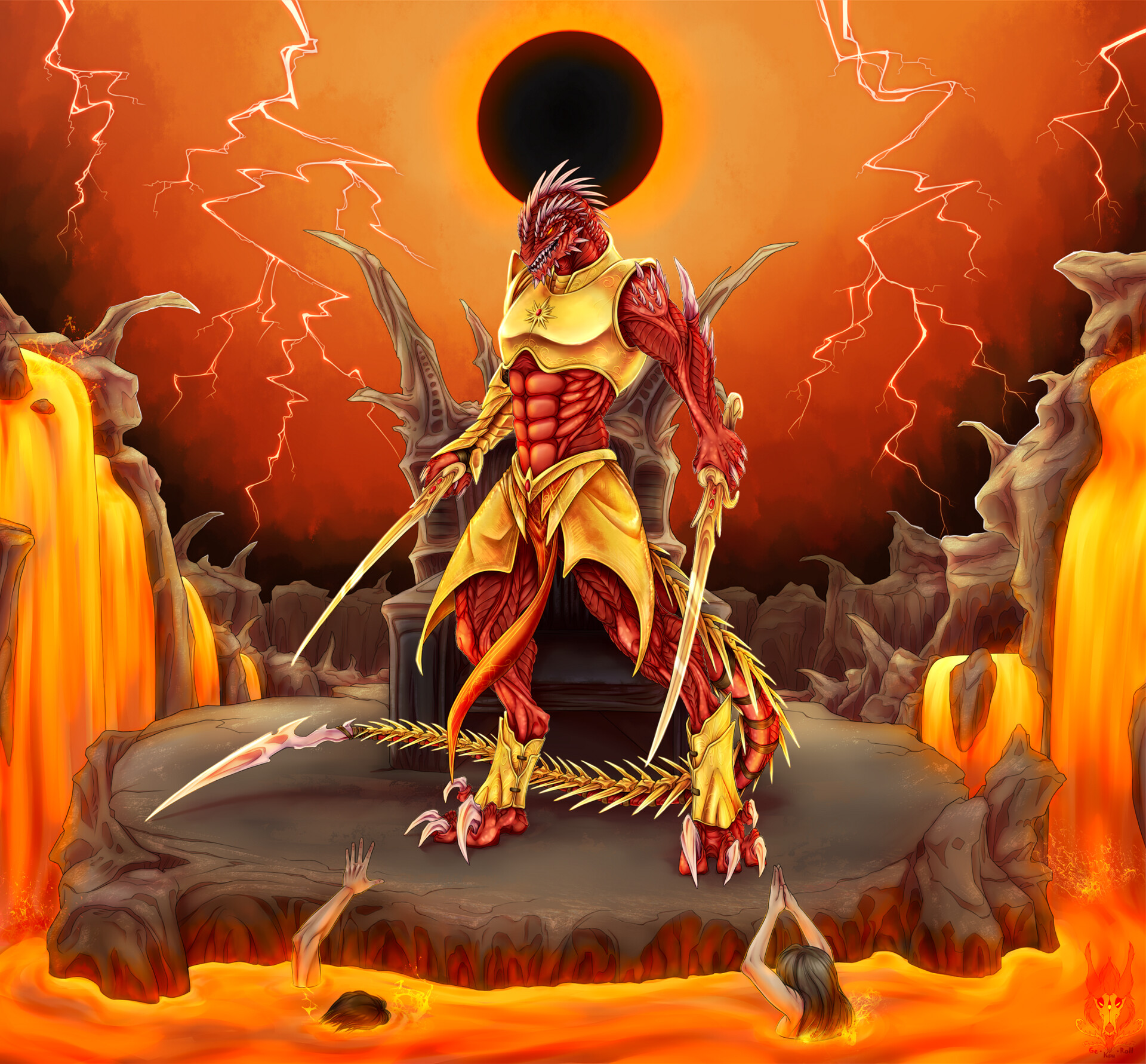 ArtStation - Hellish Red Prince