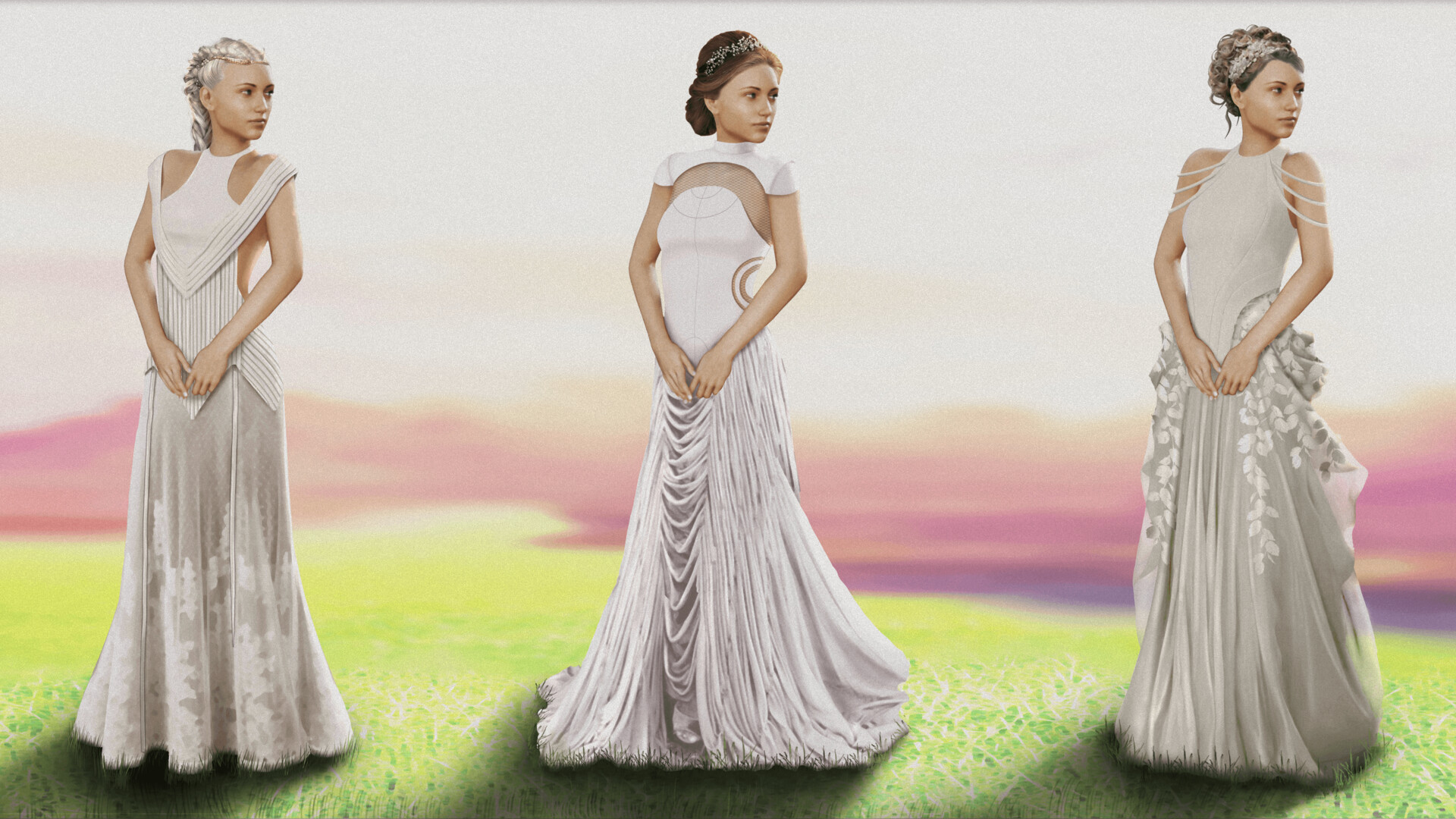 ArtStation - Spring Gowns