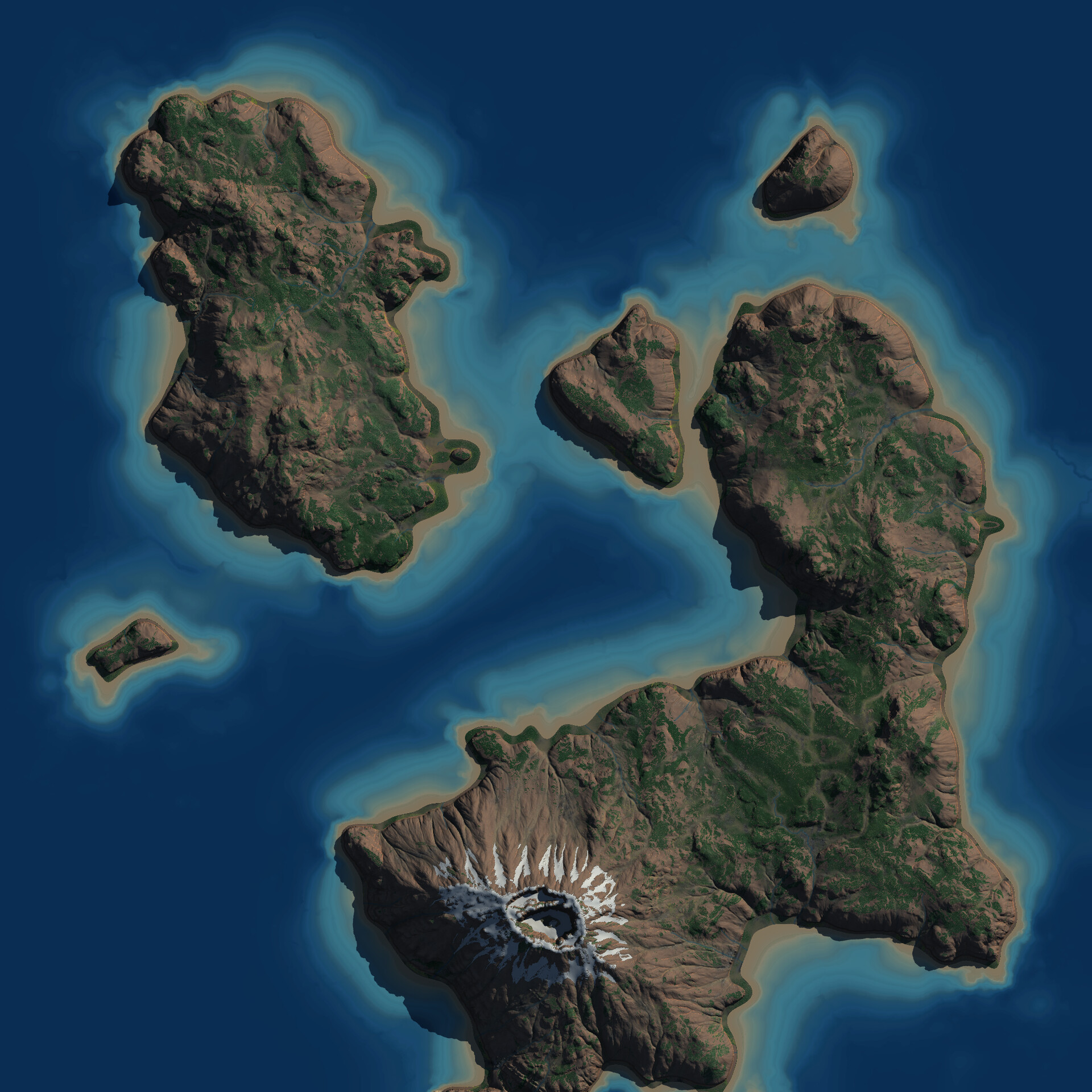 ArtStation - Working with height maps. GAEA for UE 5