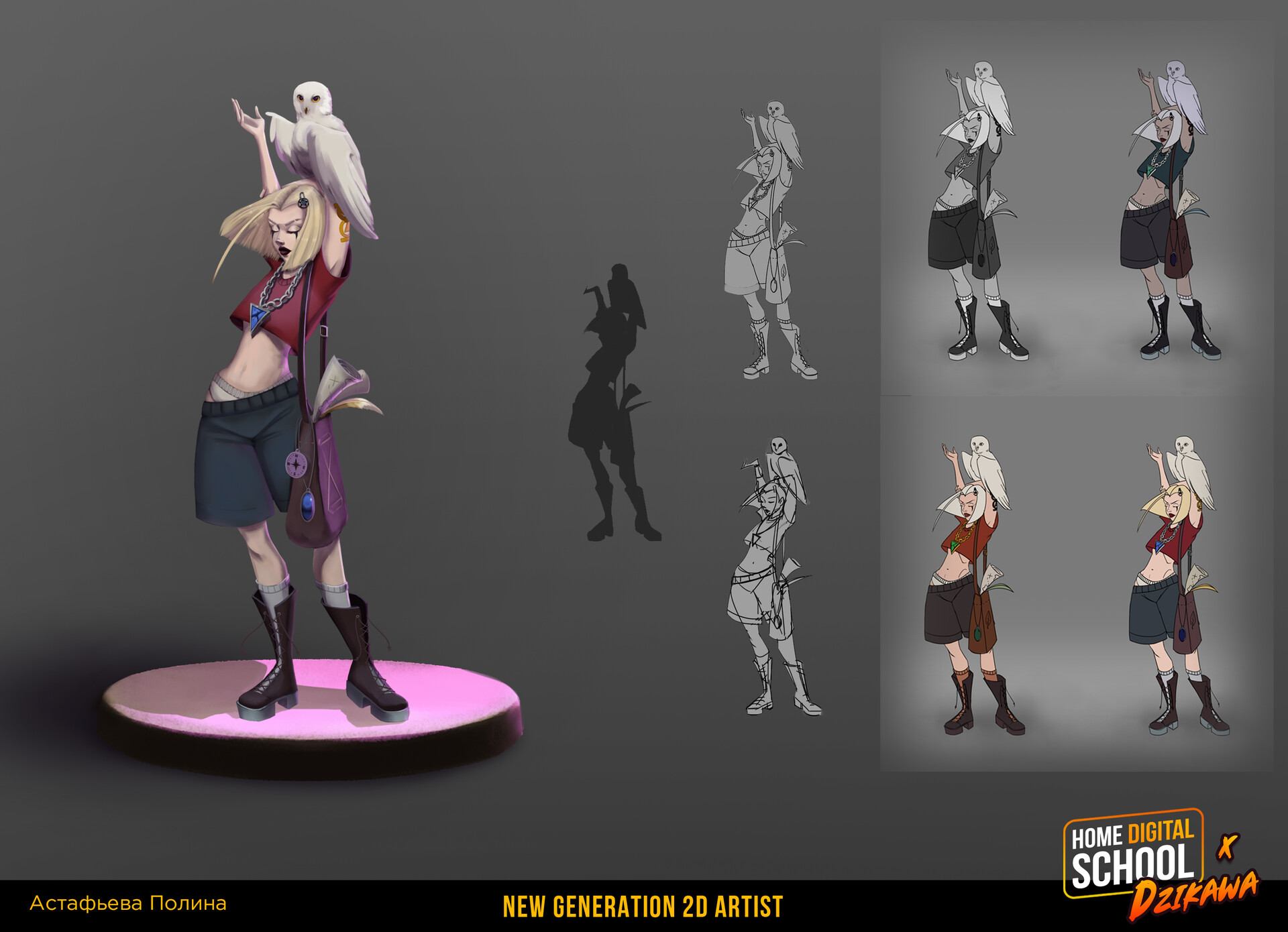 ArtStation - character design progress