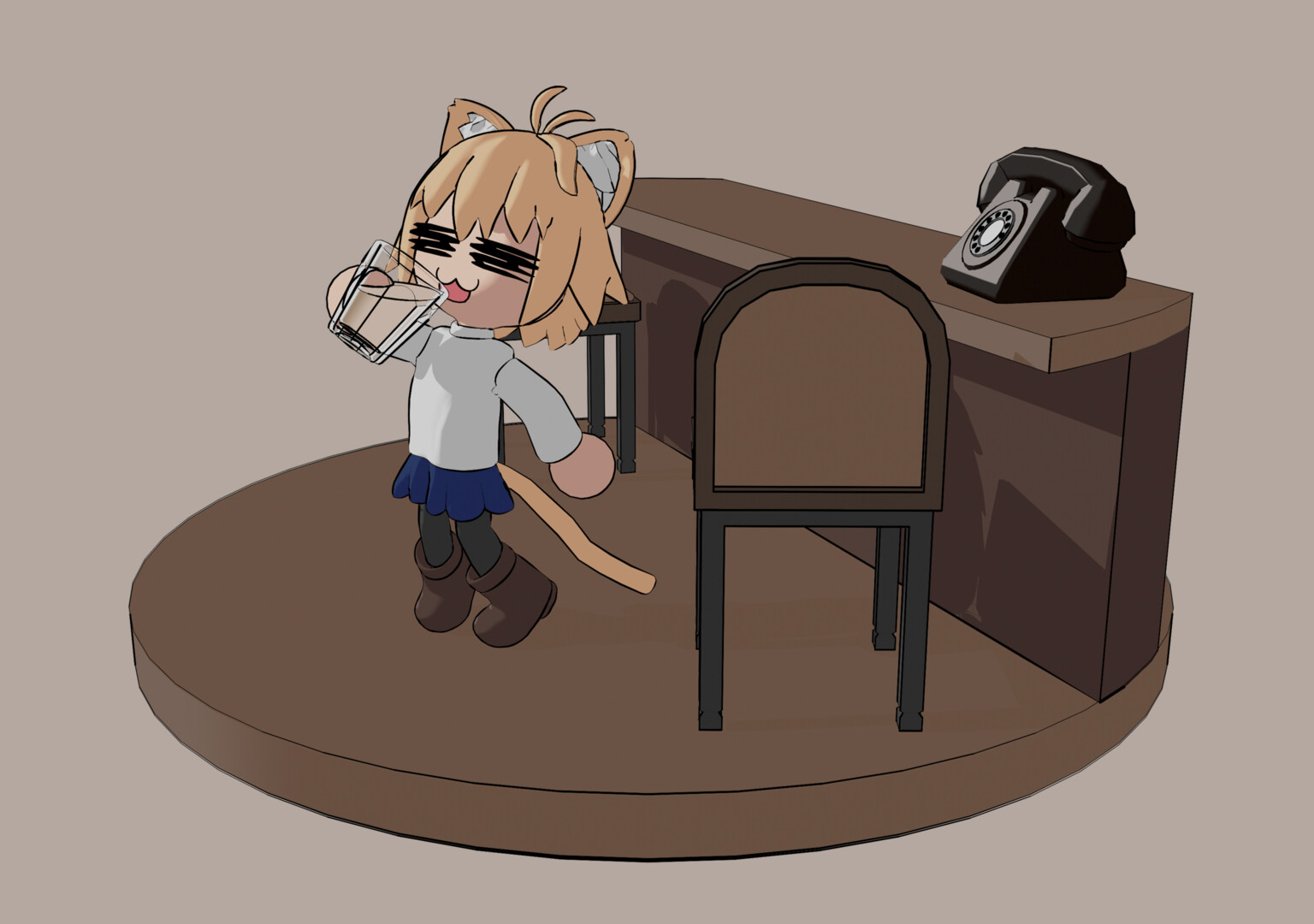 Johan Hoof - Neco Arc 3D Model