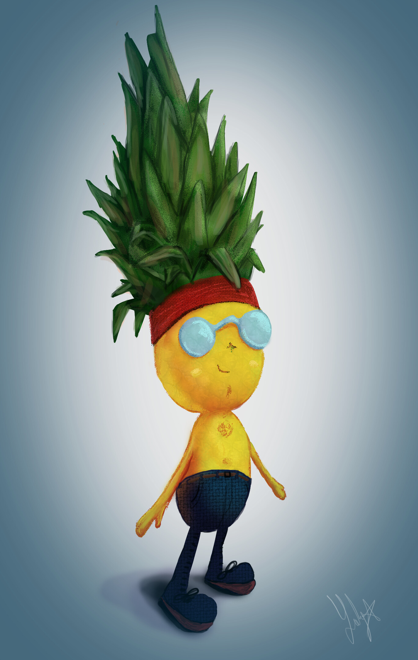 ArtStation - Recreation of a Pineapple