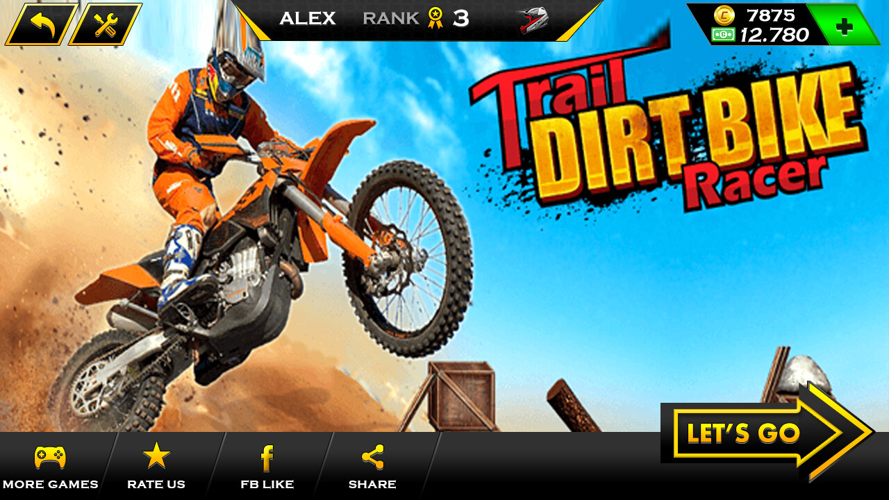 ArtStation - stunt bike game ui