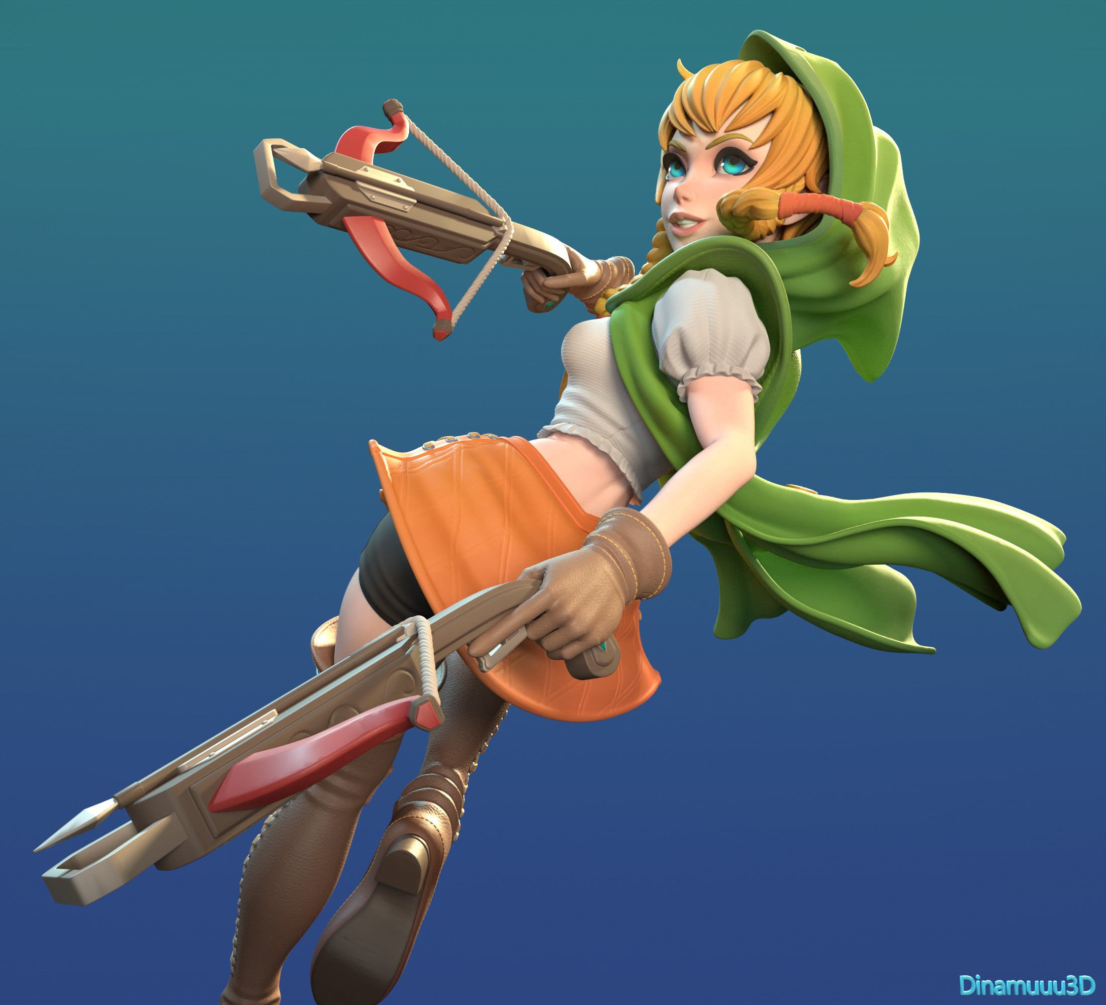Dinamuuu 3D - Linkle 3D Print Model STL