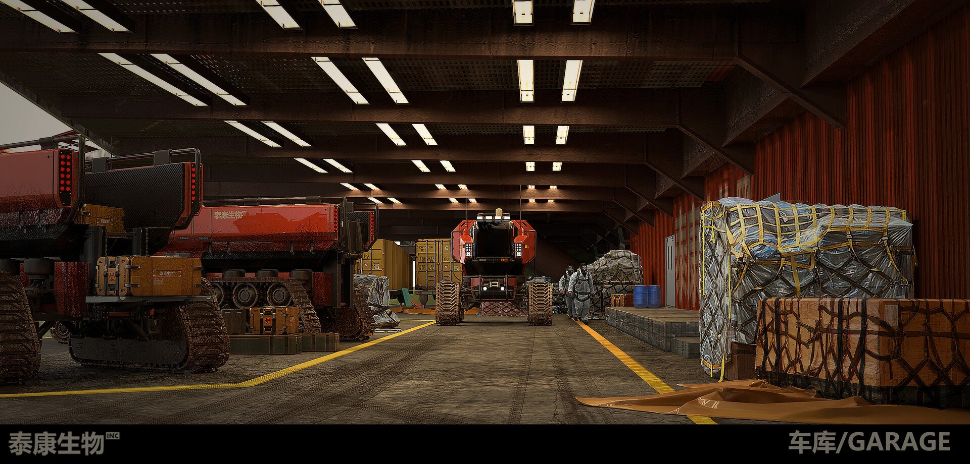 ArtStation - The Garage of TK Artic Research Center