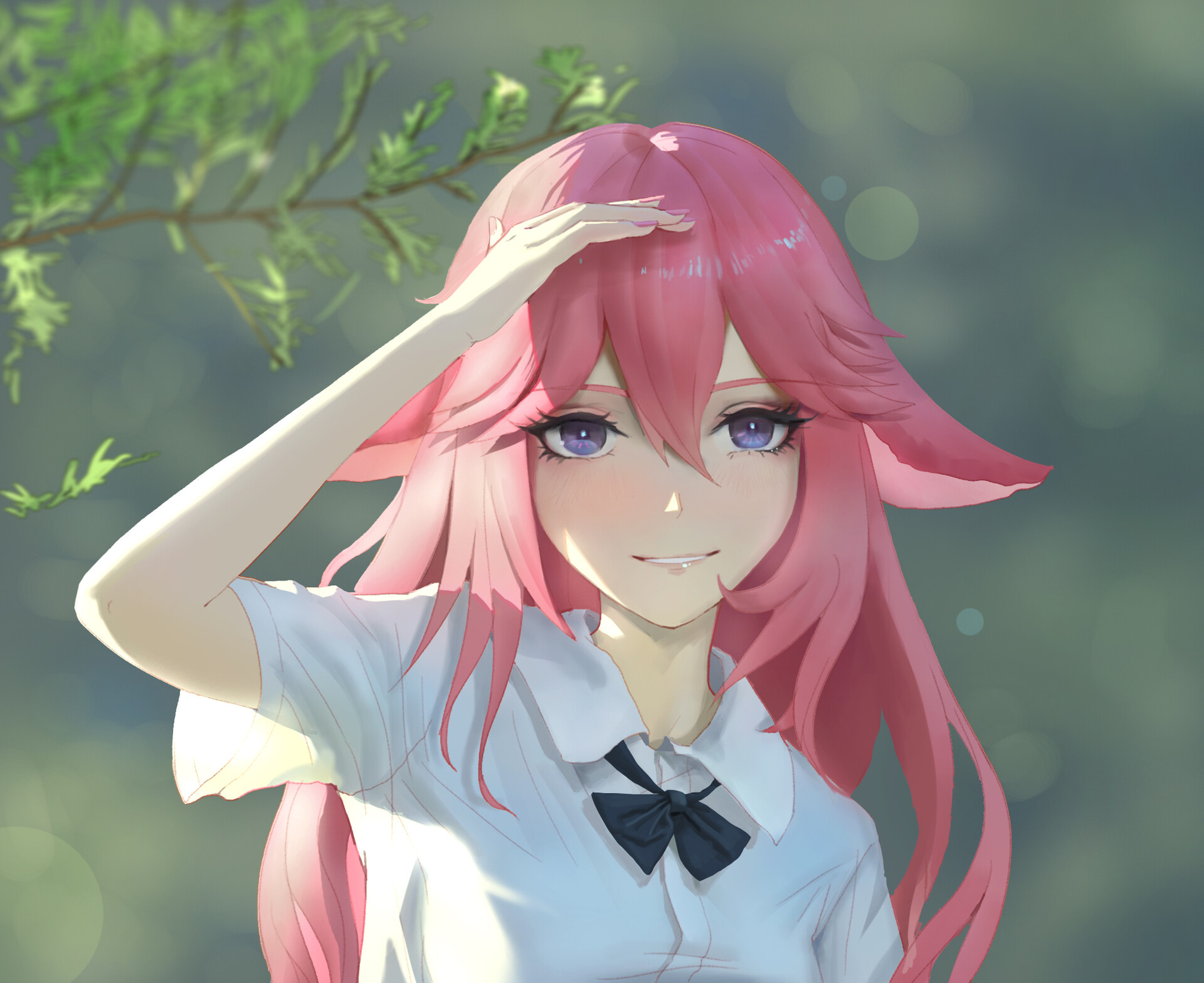 ArtStation - 原神同人 八重神子