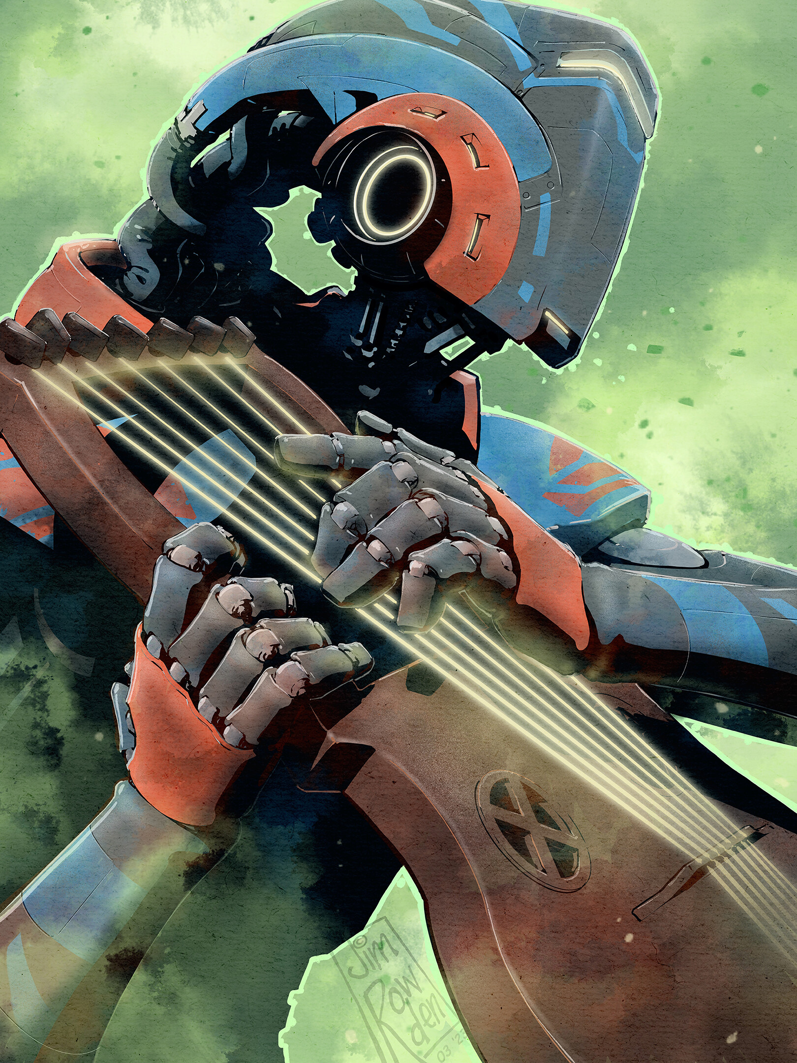 ArtStation - Norse Bot 07 - Bragi