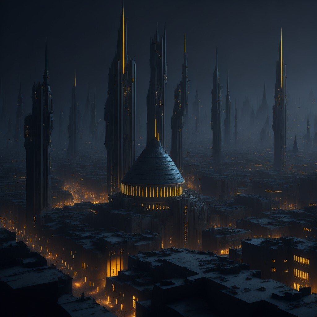 ArtStation - Sci-fi futuristic city Cairo