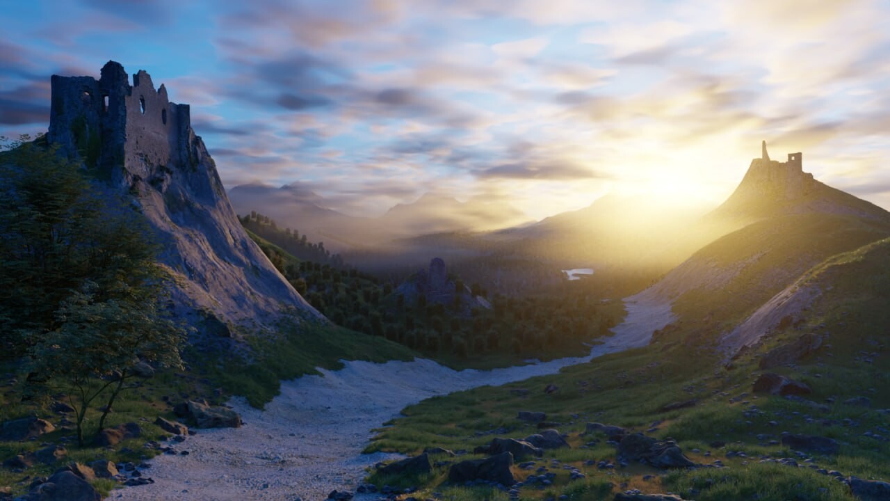 ArtStation - Sun-kissed Ruins