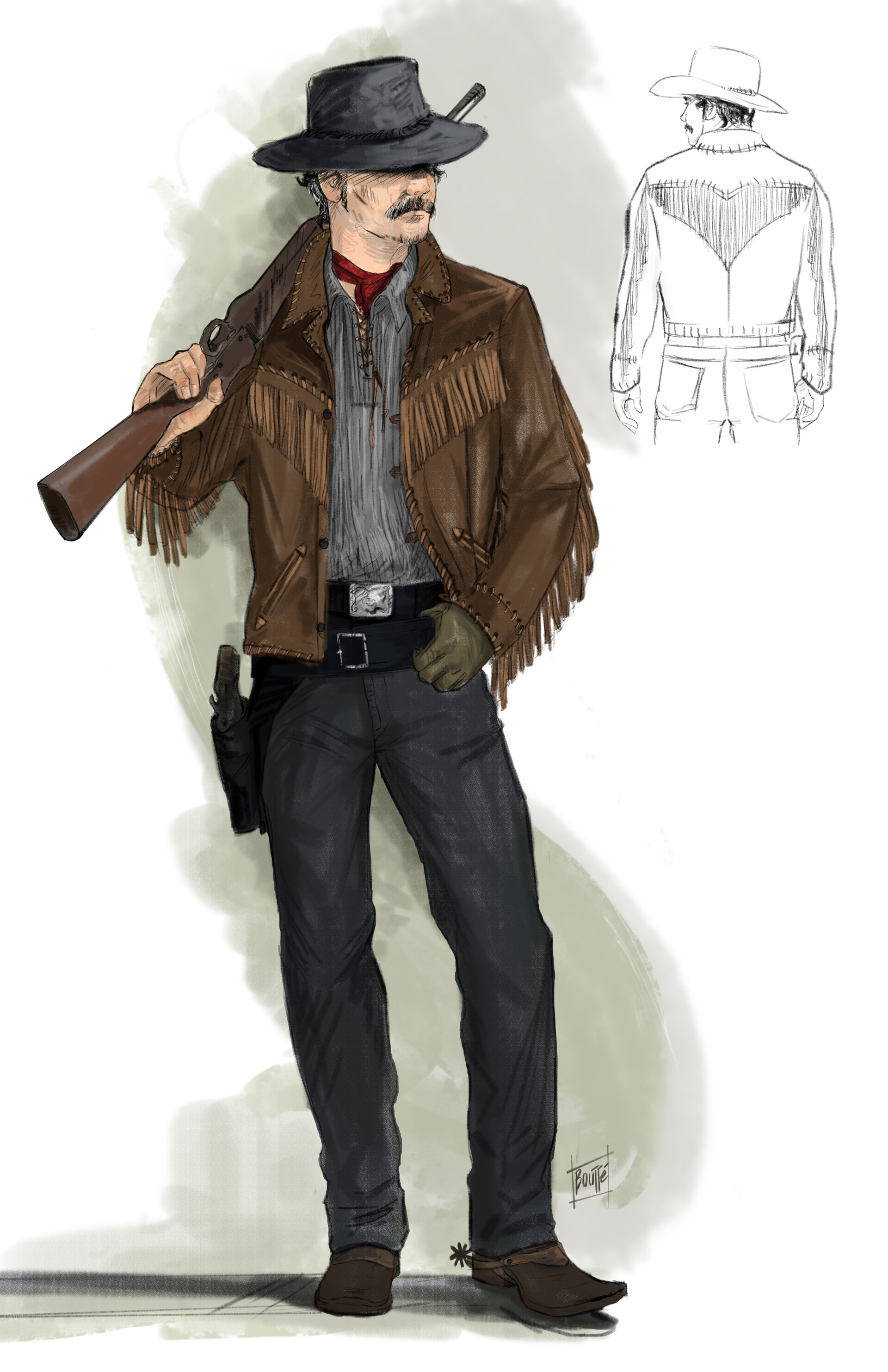 ArtStation - Once Upon a Time in Hollywood: Rick