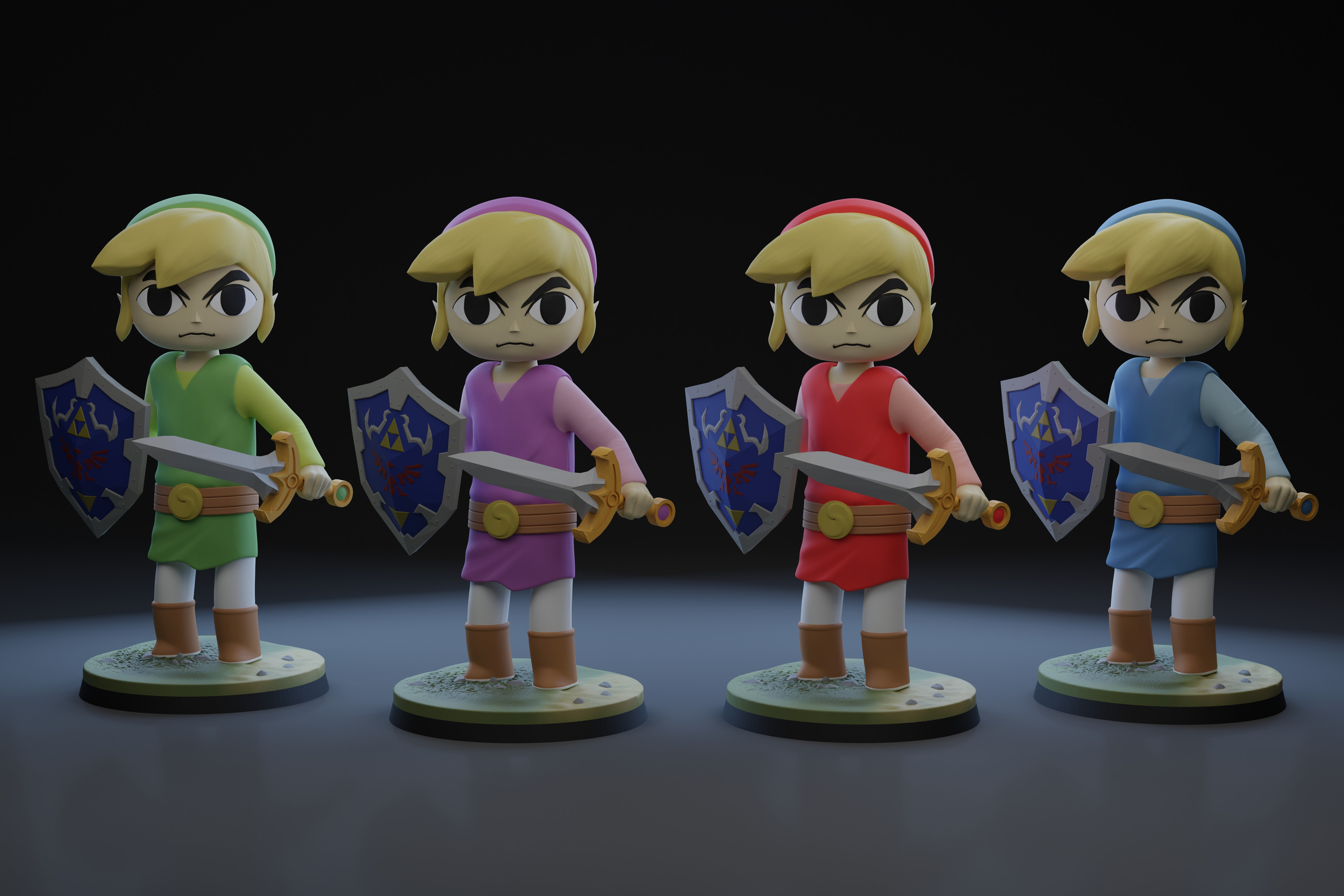 Toon Link Four Swords Blue