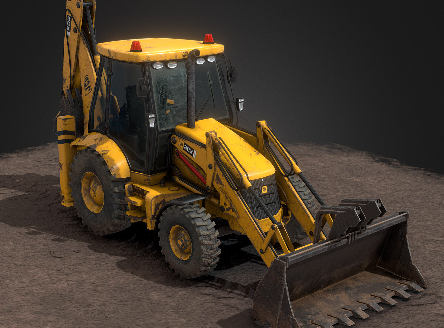 ArtStation - JCB Machine