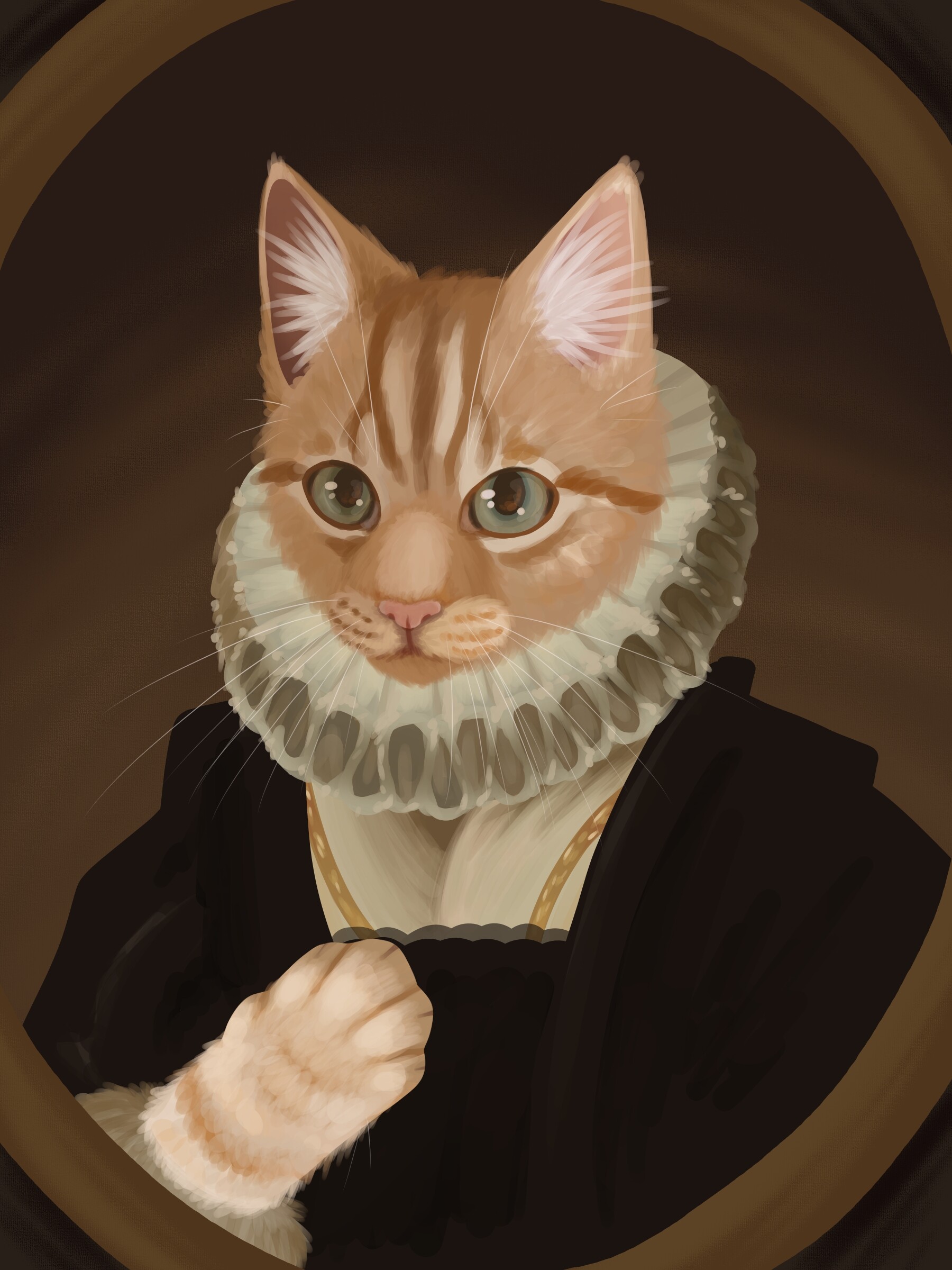 ArtStation - Fancy cat