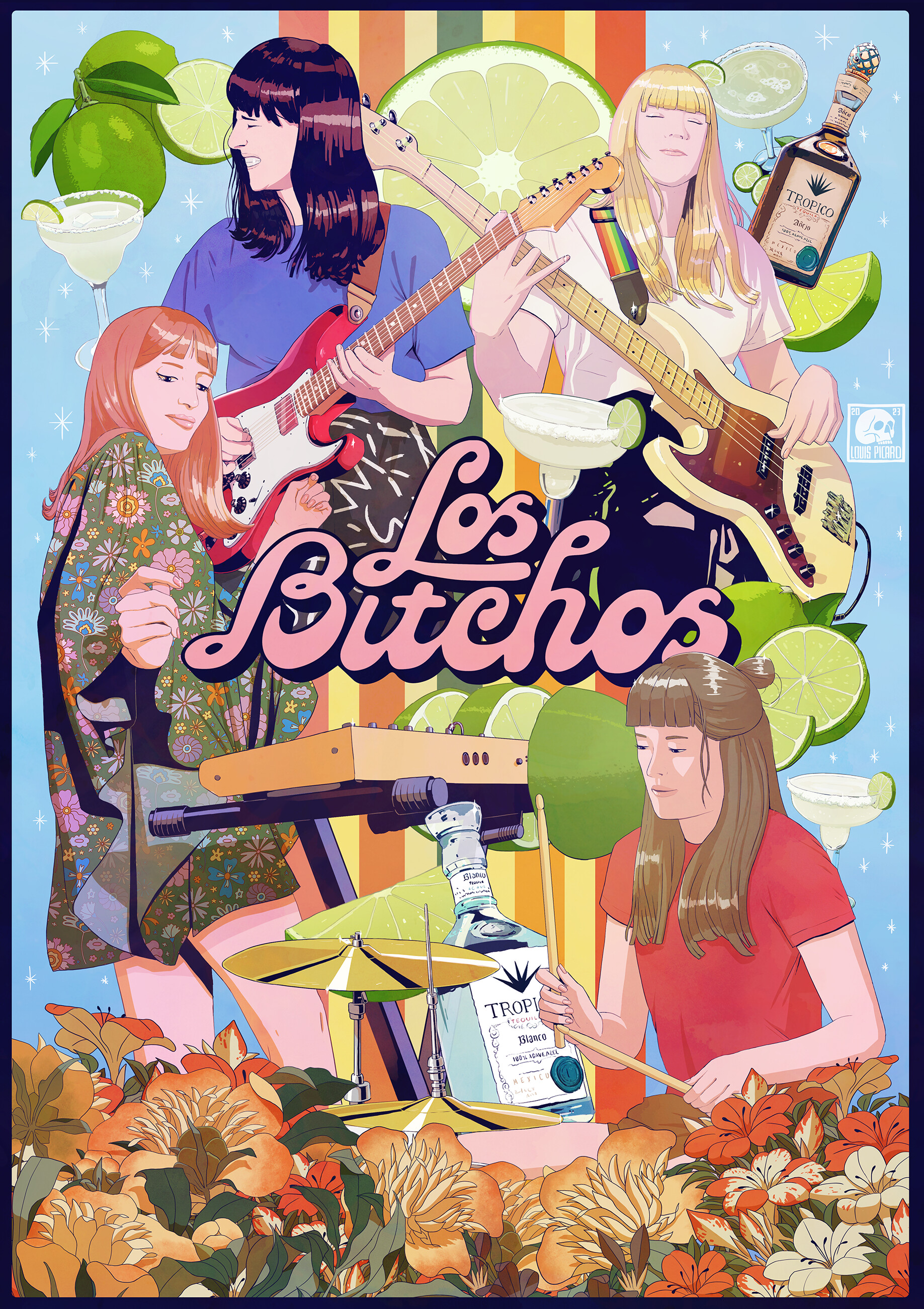 ArtStation - 🎊🌴 Los Bitchos 🍋🌺