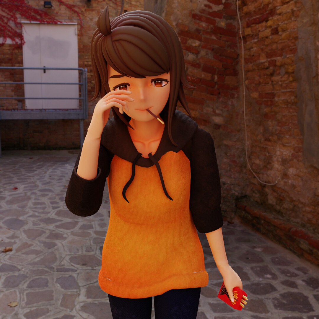 ArtStation - Collaboration Project (Model by me, concept by nanan, texture by aziz)