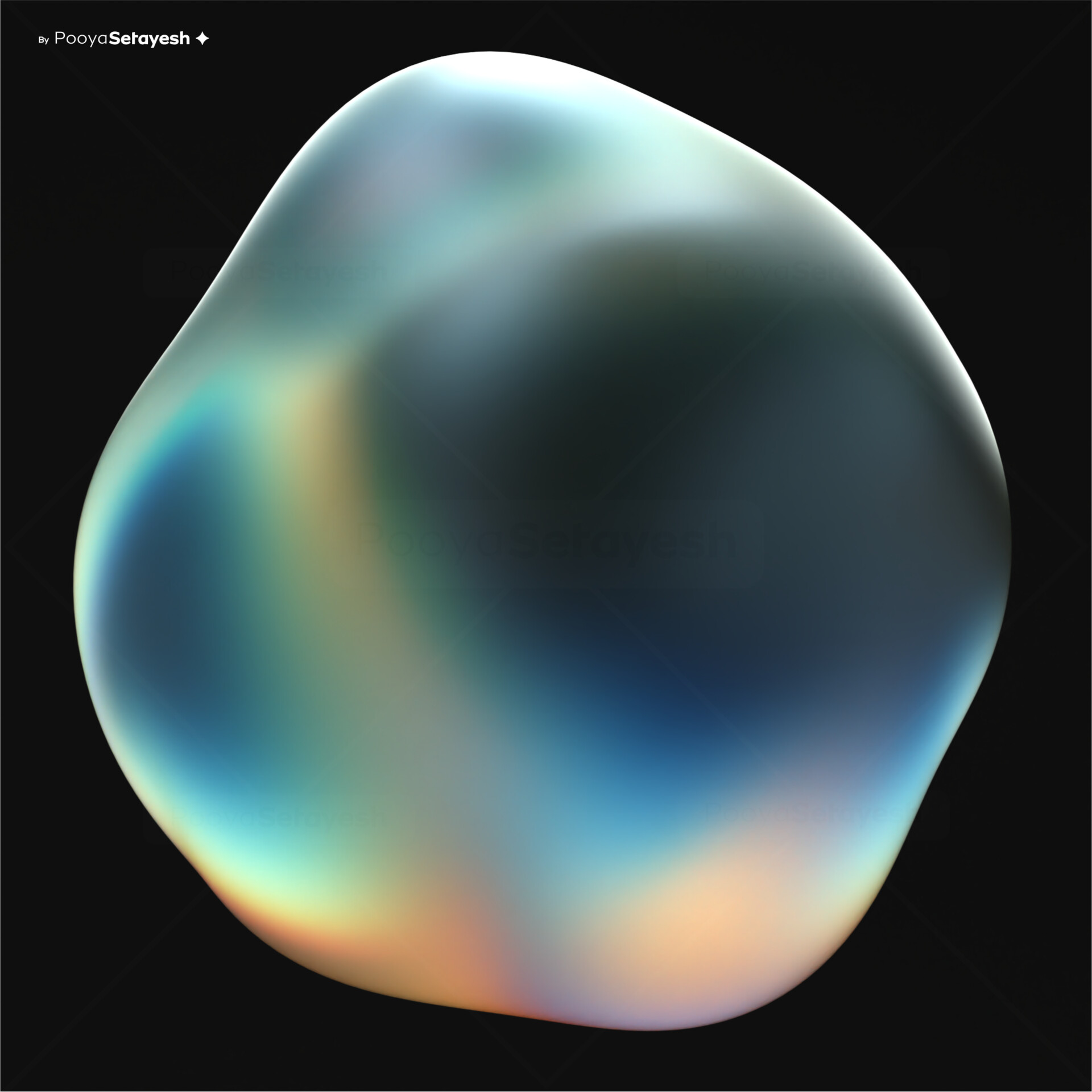 ArtStation - Colorful Abstract Bubble