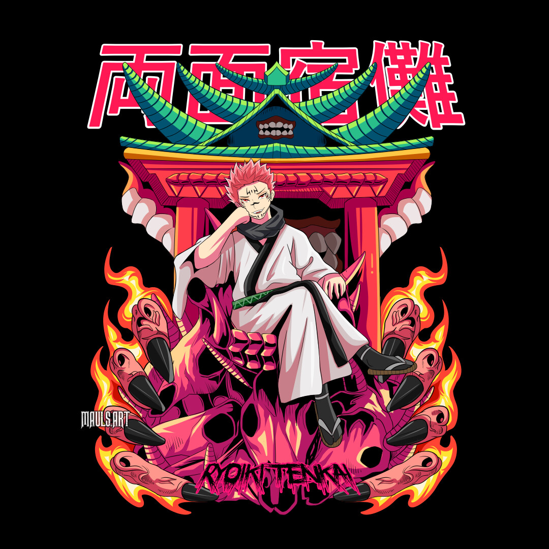 ArtStation - Sukuna Jujutsu Kaisen Illustration