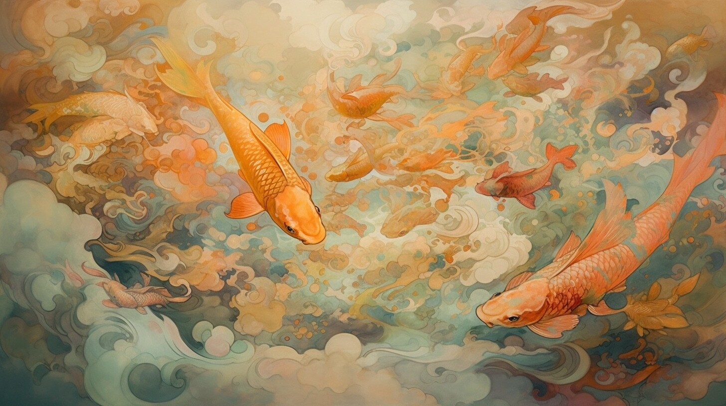 ArtStation - Fish in the clouds