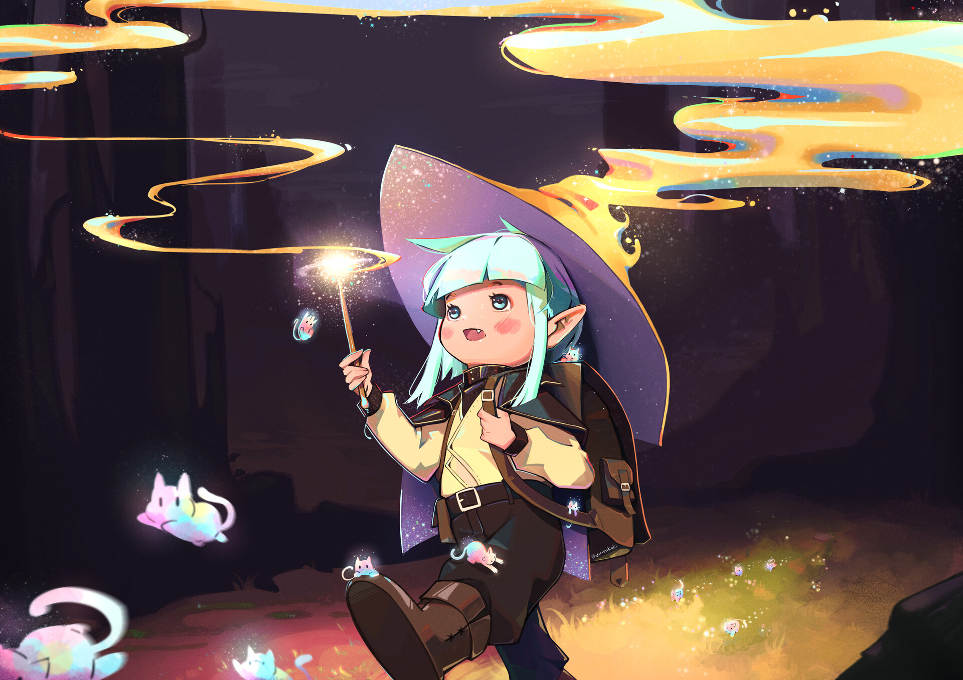 ArtStation - Mimin - Cosmic flame dust