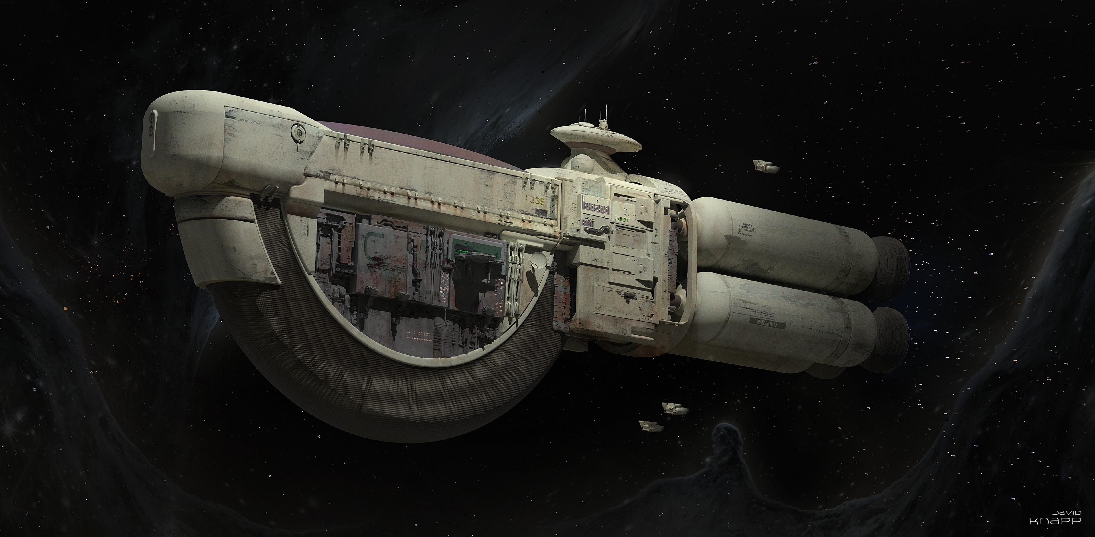 Cowboy Bebop: Background Spaceship by David Knapp : r/ImaginaryStarships