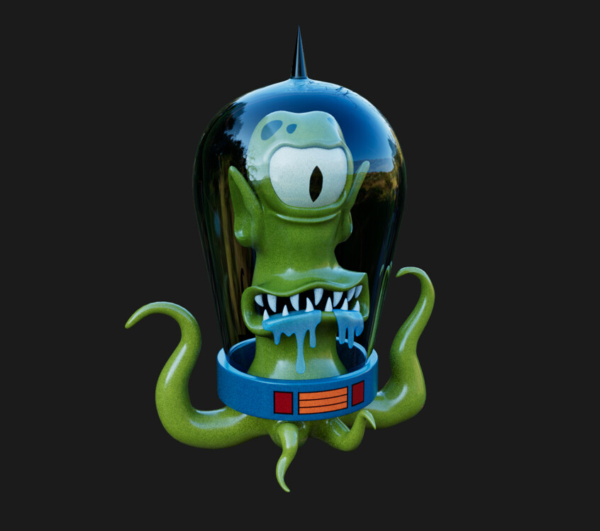 ArtStation - Simpsons Alien