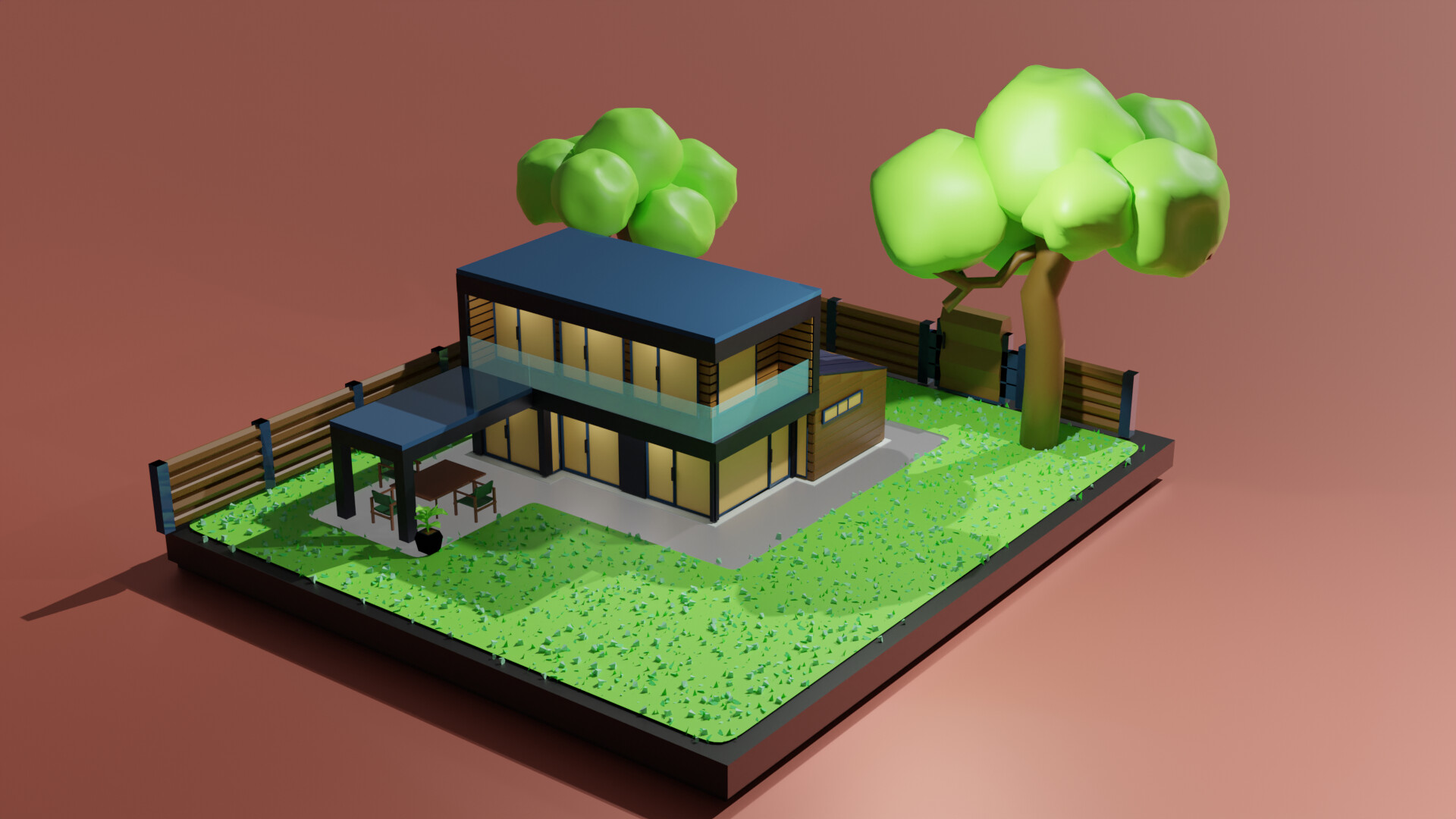ArtStation - Low poly house 1