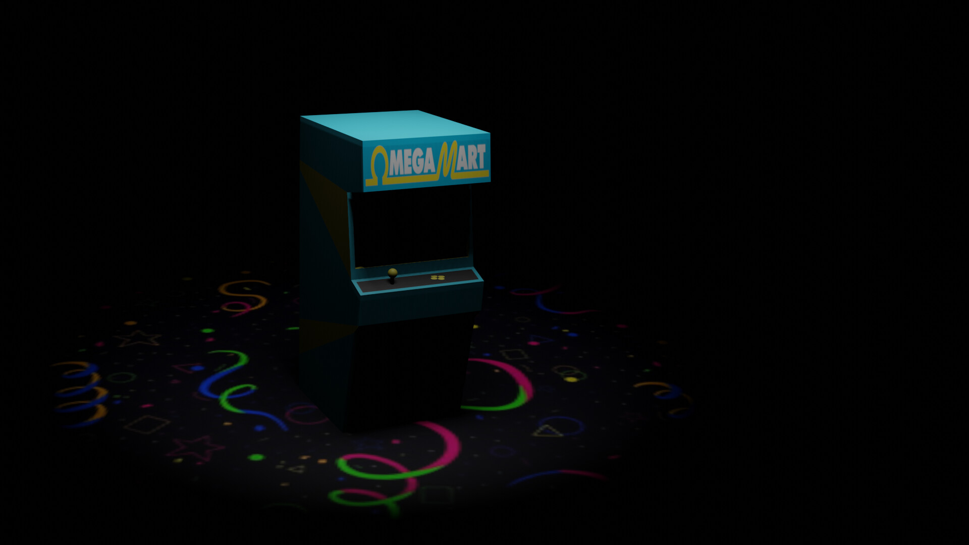 ArtStation - Arcade Machine Lighting Test
