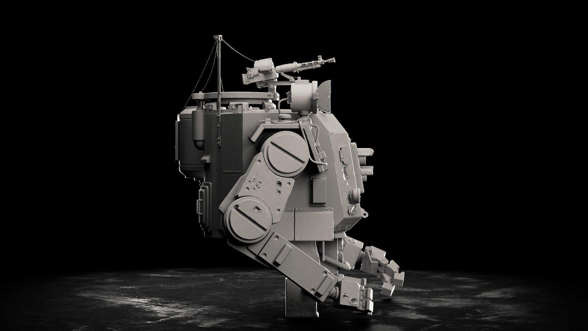 Jorge Formigós - Diesel punk mech