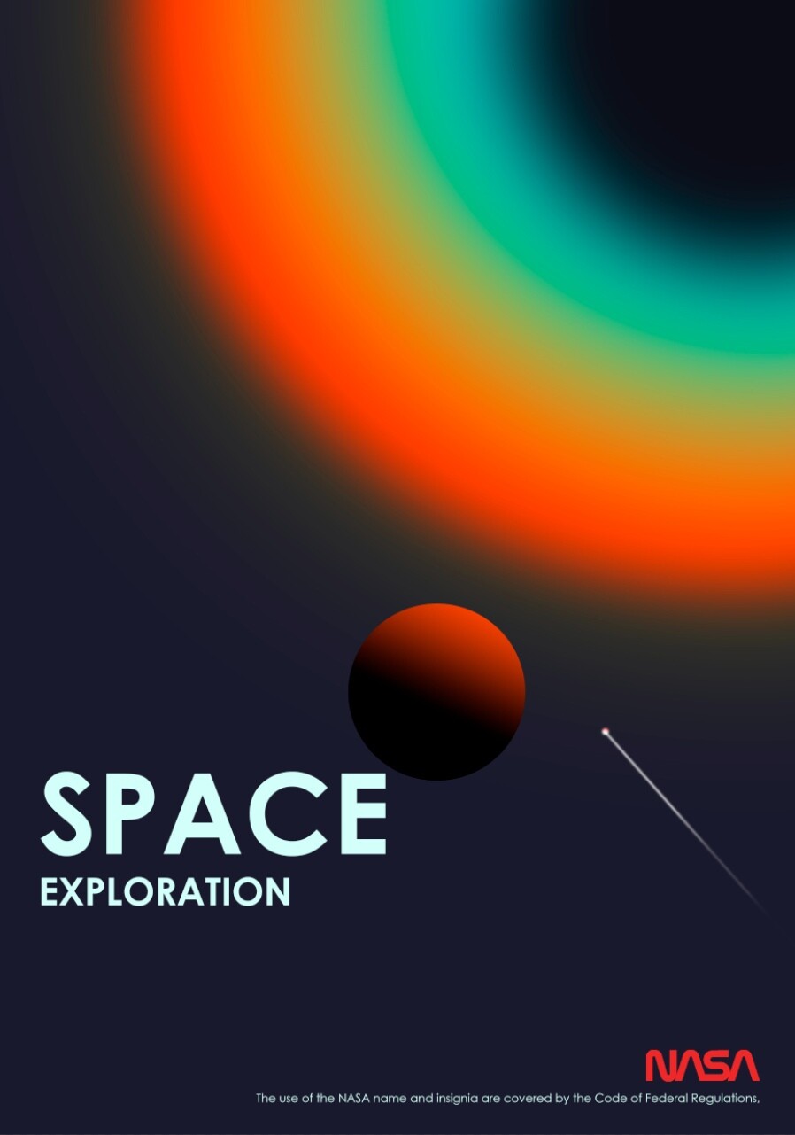 ArtStation - poster for NASA