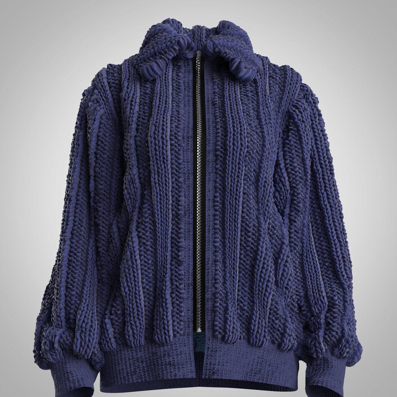 ArtStation - marvelous designer -knit jacket