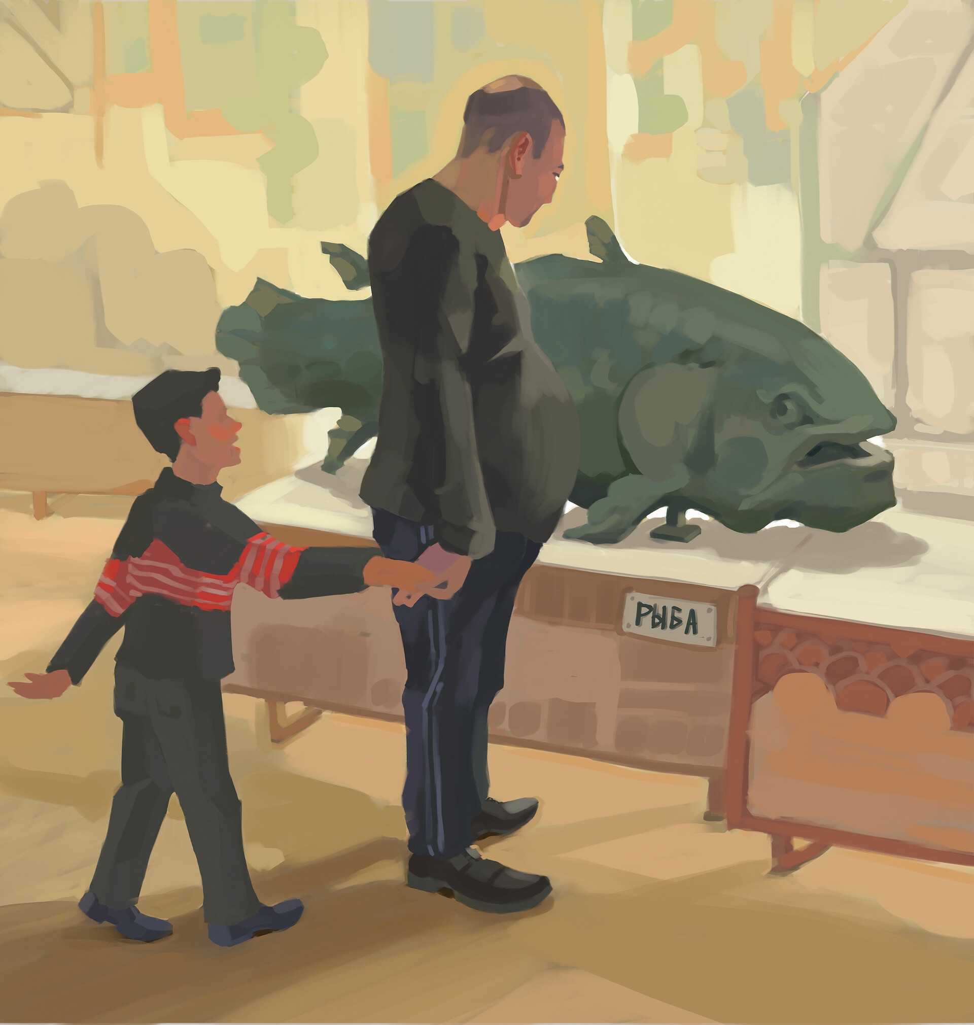 ArtStation - Fishing in his heart