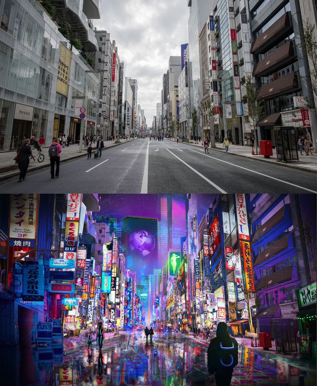 ArtStation - Practicing the photobash technique.