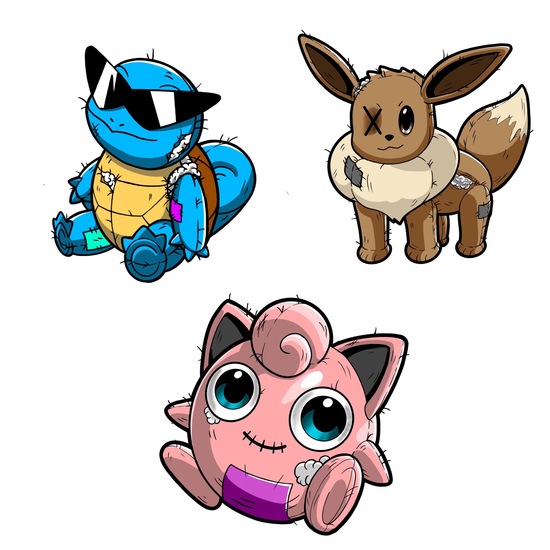 ArtStation - Plushie Pokémon