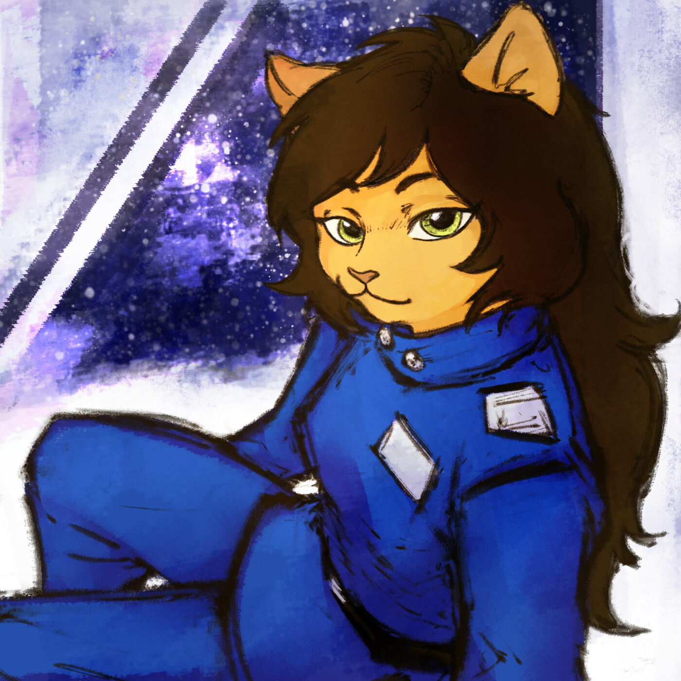 Chris Wira - Fan art of Erma Felna EDF, by Steve Gallacci