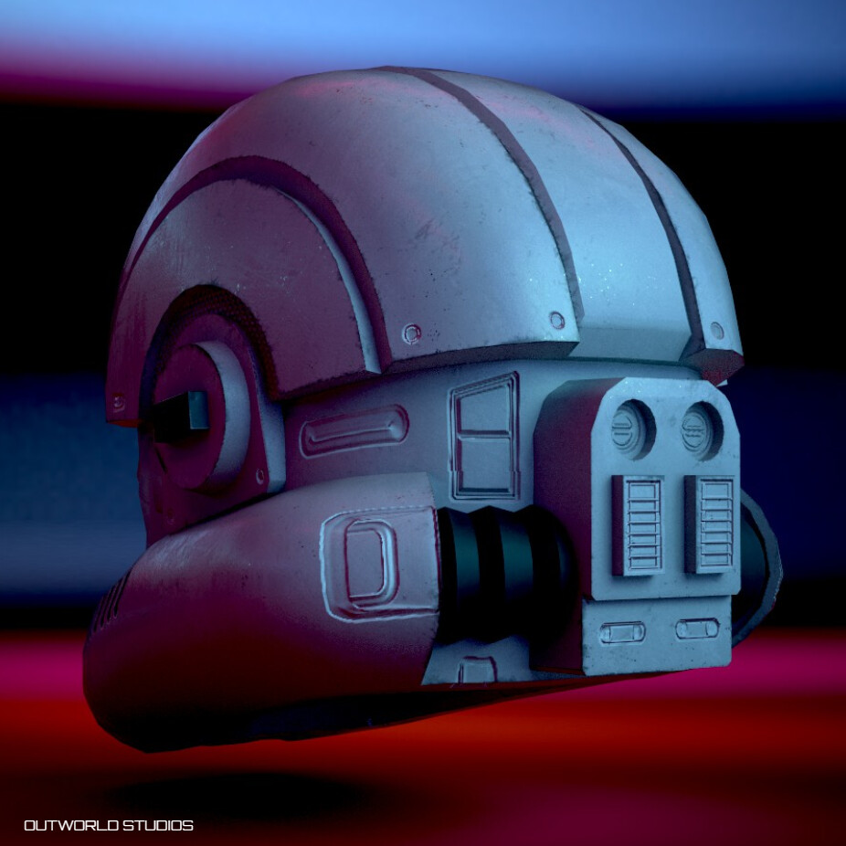 Outworld Studios - Star Wars: Clone Engineer Helmet Phase II