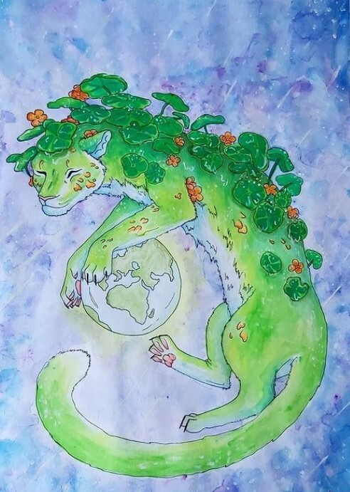 ArtStation - Green creature