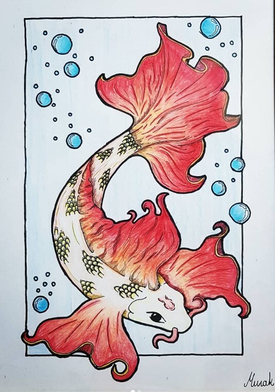 ArtStation - Koi fish