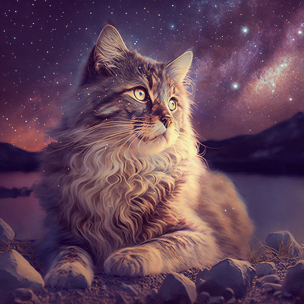 ArtStation - Magic Cat 🐱 🌈 🦄