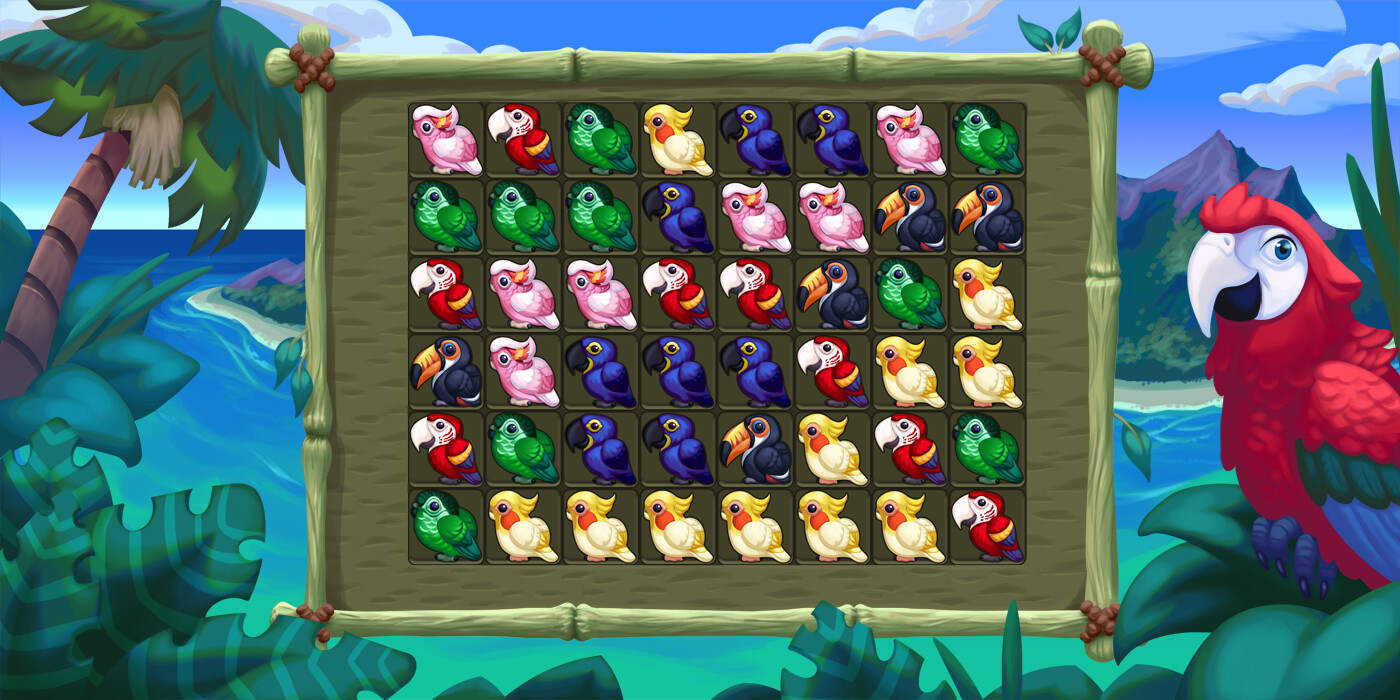 ArtStation - Birds mobile game screen